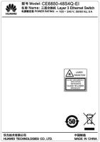 China Huawei CE6850-EI-B00 02359083 CE6850-48S4Q-EI Switch for sale