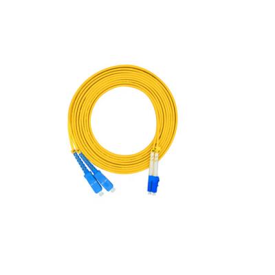 China 14130196 SS-OP-LC-SC-S-10 LC/PC-SC/PC-SM-G.652-2mm-10m-PVC-Yellow cable for sale