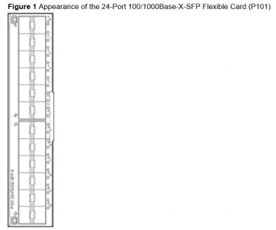 China UGW9811 24-Port 100/1000Base-X-SFP Flexible Card(P101) Applicable to the LPUF-101 board 03055311 WP23EFGFB1 for sale
