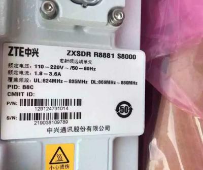 China ZTE ZXSDR R8881 S8000 B8C TD-SCDMA4G ZTE  RRU8881 S8000 Small Cell for sale