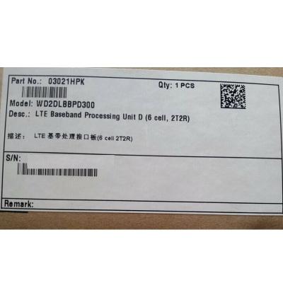 China Huawei LBBPd3  WD2DLBBPD300 021HPK LTE baseband processing unit d (6 cell ,2T2R)  card for bbu 3900 3910 BBU 5900 for sale