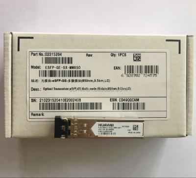 China Original SFP Huawei JDSU 2.125G-850nm-0.5km-mm-eSFP 02315204 for sale