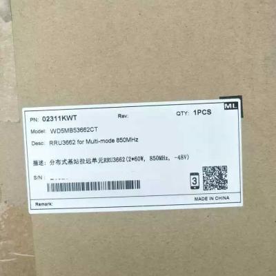 China rru3662 850mhz wd5mb53662ct 02311KWT for sale