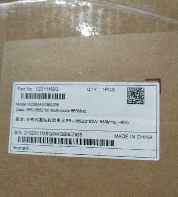 China rru3652-850m 02311MSQ WD5MAW365206 850mhz RRU3652-1800M 02311PBF DC RRU3652M-2100MHZ  02311MYR -48V for sale