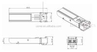 China Juniper SFP-OC3-LR,Small Form Factor Pluggable OC3 Long Reach (LR) SM Optic Module - 40Km for sale