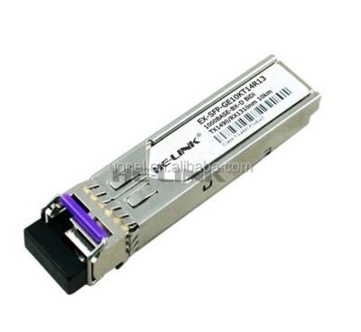 China SFP-GE10KT15R13,Small Form Factor Pluggable module supporting 1000BASE-BX10, DOWNLINK, at 10km (TX1550nm / RX1310nm) for sale