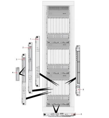 China USN9810 Front board 03052367=  CN21SWUA1 OSTA2.0,CN21SWUA1,Swtich Unit,(8 Base GE + 8 Fabric GE + TDM module) for sale