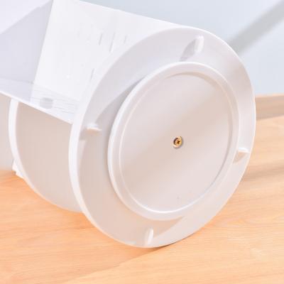 China 360 rotating makeup organizer DIY adjustable holder rack cosmetic display shelf for sale