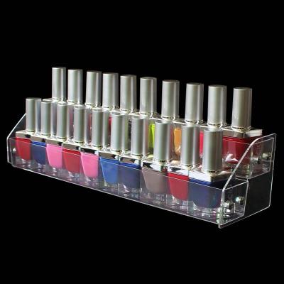 China Tabletop polish nail organizer tiers holder storage shelf compact organizer for sale
