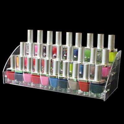 China Tabletop polish nail organizer tiers holder storage shelf compact organizer for sale