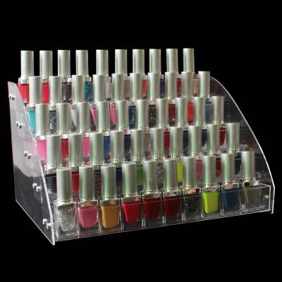China Tabletop polish nail organizer tiers holder storage shelf compact organizer for sale