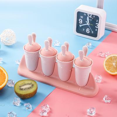 China Homemade Popside Mold Reusable Popsicle Molds PP plastic BPA Free, Ice Pop Molds Ice Tray Molds Holder for sale