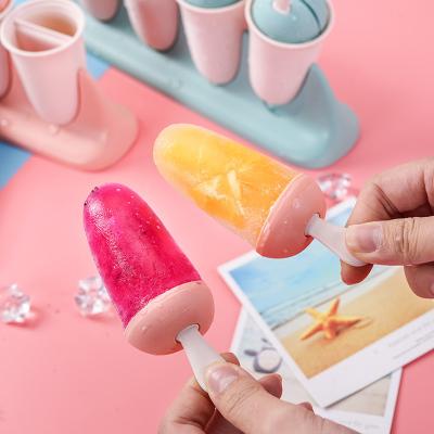 China Homemade Popside Mold Reusable Popsicle Molds PP plastic BPA Free, Ice Pop Molds Ice Tray Molds Holder for sale