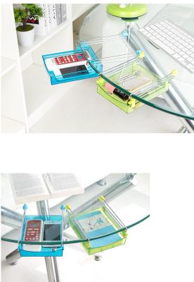 China Fridge Organizer Space Saver Shelf Plastic Refrigerator Storage Box Freezer Shelf Holder Sliding Drawer for sale