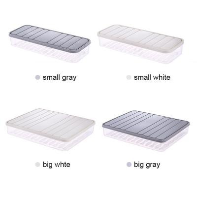 China Plastic Bacon Keeper, Deli Meat Saver, Fridge Food Storage Container with Lid for Fruits, Vegetables, Fish, Cold Cuts for sale
