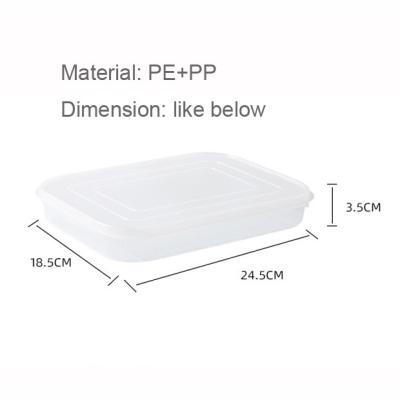 China Plastic Bacon Storage Containers with lids airtight Cold Cuts Cheese Deli Meat Saver Food Storage Container for sale