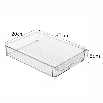 China Plastic Food Storage Container Bin with Lid and Handle for Kitchen, Pantry, Cabinet, Fridge, Freezer -Organizer for sale