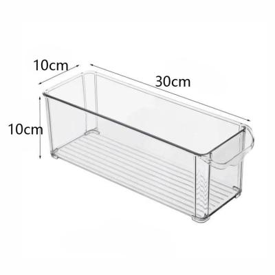 China Plastic Food Storage Container Bin with Lid and Handle for Kitchen, Pantry, Cabinet, Fridge, Freezer -Organizer for sale