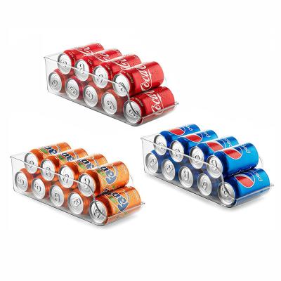 China Fridge can organizer storage bins Ideal storage for soda, pop, beer, tea, drinks, soup, vegetable, tomato sauce for sale