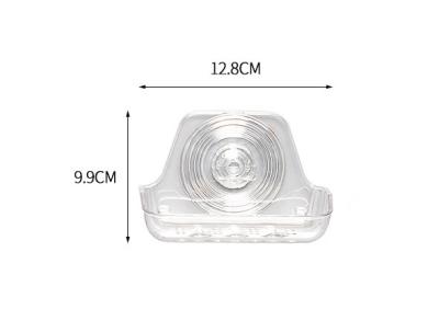 China Plastic Soap Dish Holder Self Adhesive Soap Dish Wall Mounted, Bar Soap Sponge Holder for Shower, Bathroom, Tub for sale