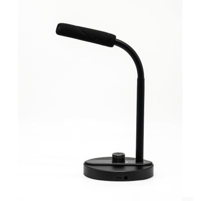 China 4-Mic Array Dual Directional Desk Conference Microphone  DSP Noise Reduction USB Gooseneck Microphone for sale