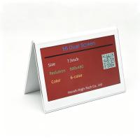 China Dual Side 7.3 Inch Desk E Ink Nameplate 800x480 V Shape Six Color Display Bluetooth 5.0 for sale
