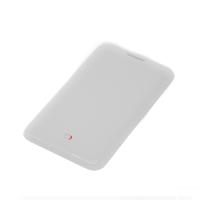 China NFC E Paper Digital Badge Card Wireless E Ink Nameplates Battery Free White Red 35g Access Card for sale