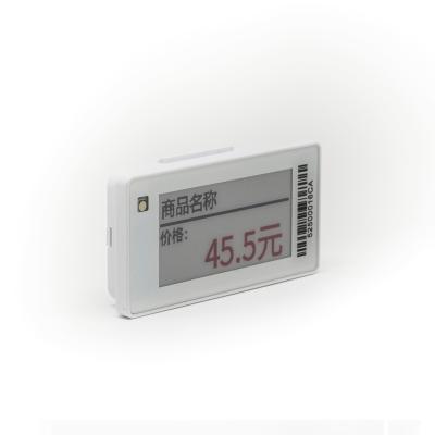 China 2.13 Inch E Paper Shelf Label Red Black White 250x122 Bluetooth 5.0 for sale