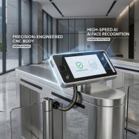 China POE Turnstile Ultra Face Recognition Terminals 2 Relay Wiegand RS485 Android 14 ACCESSV-5 for sale