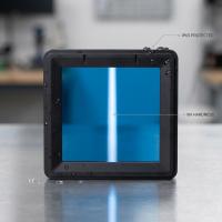 China IP65 Fingerprint Sensor Module 9H Glass Live Finger Detection Electromagnetic Signature Pad for sale