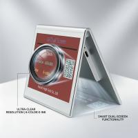 China V Shape E Ink Digital Nameplate Reception Information Sign Six Color Bluetooth 5.0 for sale