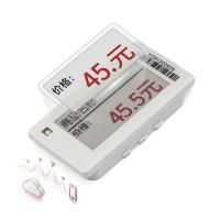 China 2.13 Inch E Paper ESL Price Tag 2 Year Battery Red Black White Bluetooth 5.0 OEM Ready for sale
