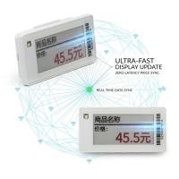China 2.13 Inch E Paper ESL Price Tag 2 Year Battery Red Black White Bluetooth 5.0 OEM Ready for sale
