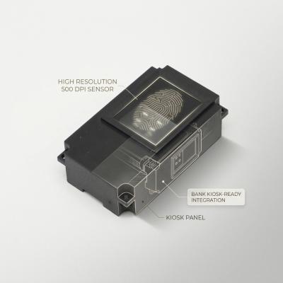 China Flexible Interfaces Fingerprint Modules Banking Kiosk 500dpi Optical USB UART Live Detection for sale