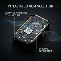 China USB UART SPI Triple Interface Biometric Fingerprint Module 500dpi Optical AES-256 for sale