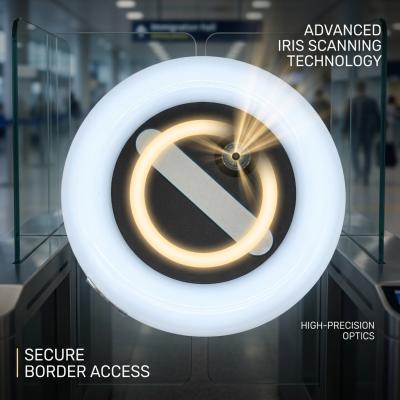 China Border Control 4K 90 Degree IRIS Recognition Camera ICAO 5MP USB Device for sale