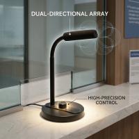 China Dual Directional Array Conference Gooseneck Microphone For Government Bank Counter A/B Voice Recording for sale