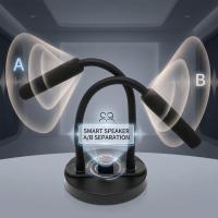 China AI Translation Booth Multi Directional Microphone A/B Role Voice Separation 3m Pickup for sale