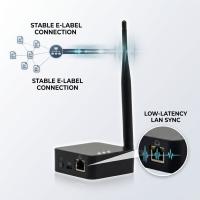 China Electronic Shelf Label ESL Bluetooth Gateway Main Slave BLE LAN Network Bridge for sale