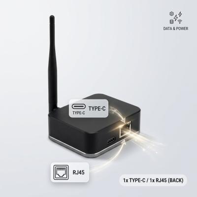 China BT 5.1 Main Slave Unit Bluetooth Gateway Device RJ45 LAN Windows Management ABS Housing for sale