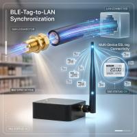 China Electronic Shelf Label ESL Bluetooth Gateway Main Slave BLE LAN Network Bridge for sale