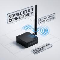 China White Black  5.1 Wifi Bluetooth Gateway For Digital Nameplate Controller Type-C RJ45 for sale