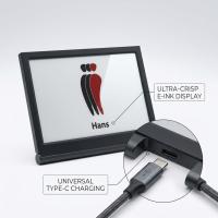 China E Ink Digital Nameplate 7.5 Inch Bluetooth 5.1 Wireless Label 2500mAh Type-C Rechargeable E Paper Tag for sale