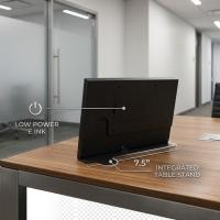 China Bluetooth 5.1 Desk E Ink Nameplate 7.5 Inch Meeting Room Sign Rechargeable for sale