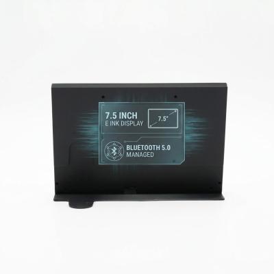 China Gateway Managed Electronic Name Plates 7.5 Inch Bluetooth 5.1 Digital Label 2500mAh Type-C for sale