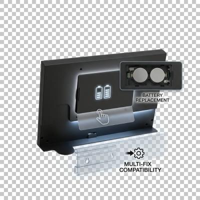 China Retail Digital Office Name Plates Price Tag 7.5 Inch Bluetooth 5.1 2500mAh Type-C Case for sale
