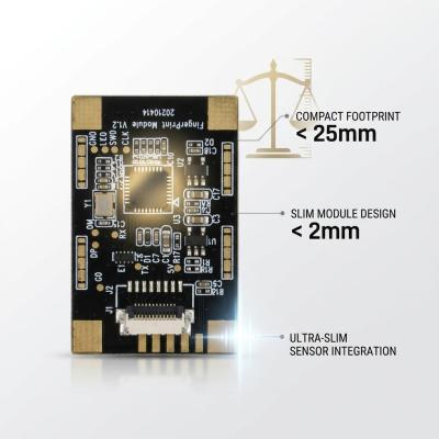 China Retail POS Membership Auth Capacitive Fingerprint Modules 256 X 360 Pixels for sale