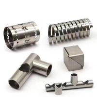 China 304 Stainless Steel Round Laser Pipe Cutting Ss  Laser Cutting Hollow Welded Pipe for sale