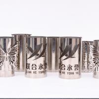 China Laser cutting process decorative screen handrail stainless steel pipe for sale