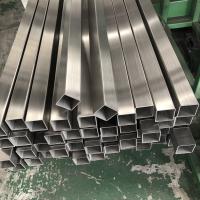 China 5.8m 10M 201 Stainless Steel Pipe Ss Rectangular Pipe HL Finish for sale